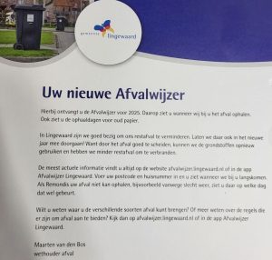 Nei-jje afvalwijzer is uit! – De Doornenburger